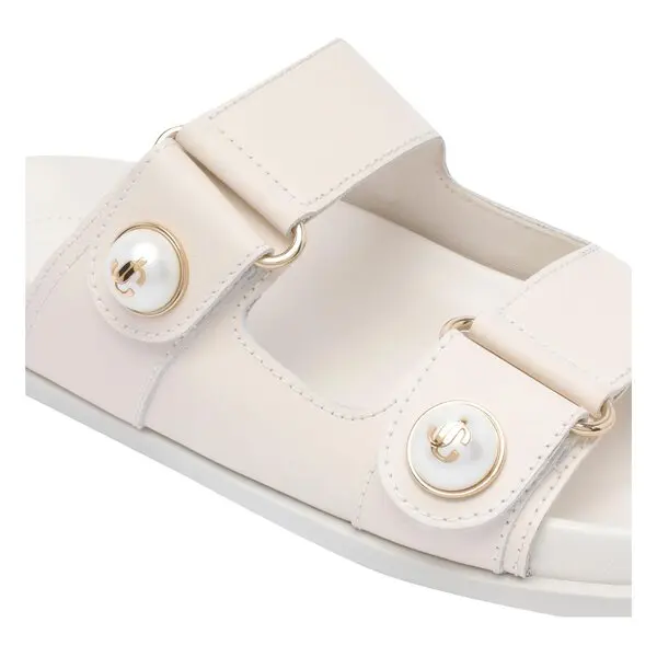 JIMMY CHOO Fayence Sandals - White