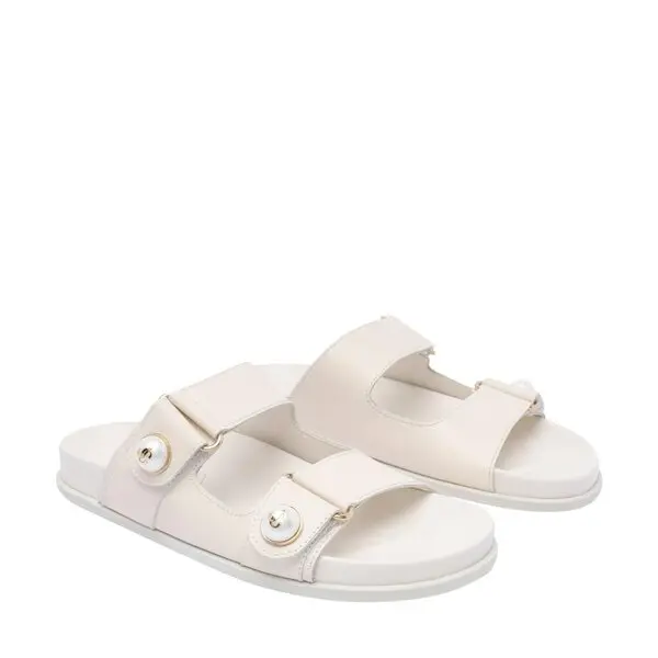 JIMMY CHOO Fayence Sandals - White