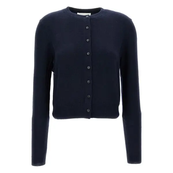 LISA YANG Virgin Wool Knitwear Cardigan - Blue