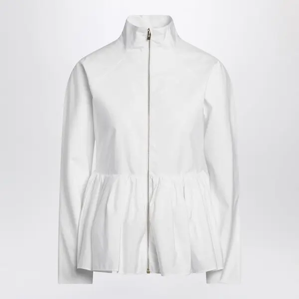 Alaïa Cotton Poplin Peplum Jacket