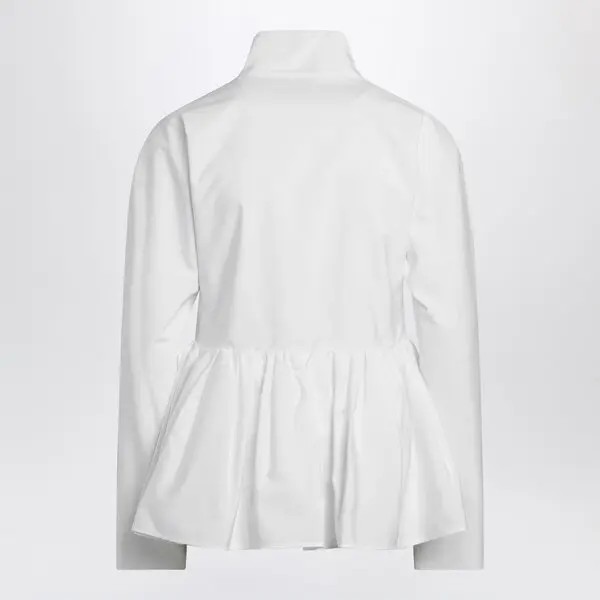 Alaïa Cotton Poplin Peplum Jacket