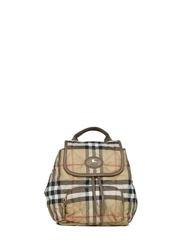 Burberry Sand Beige Horseshoe Mini Backpack
