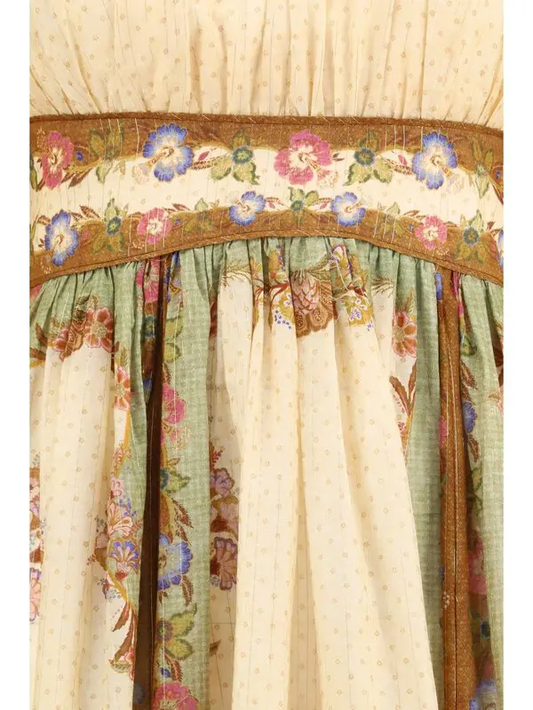 Zimmermann Indra Elasticated Waist Maxi Dress - Multicolor