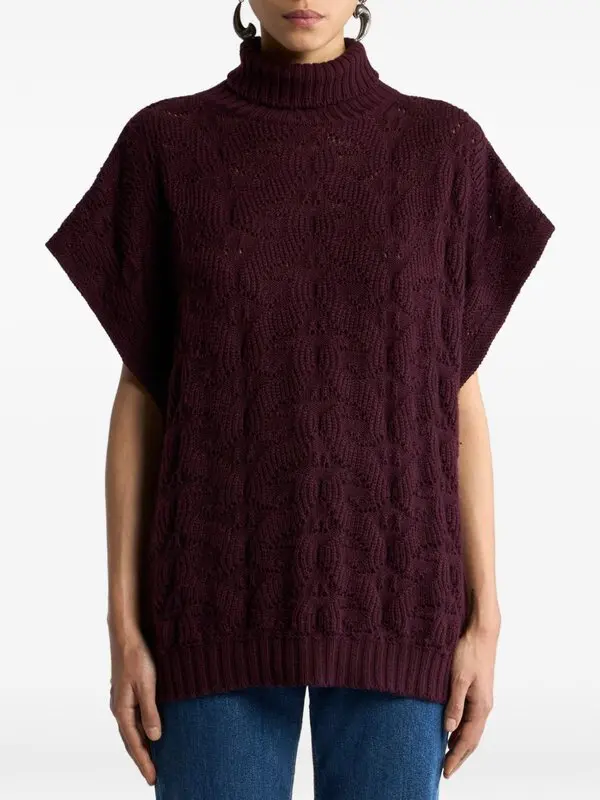 Etro Wool Blend Polo Shirt