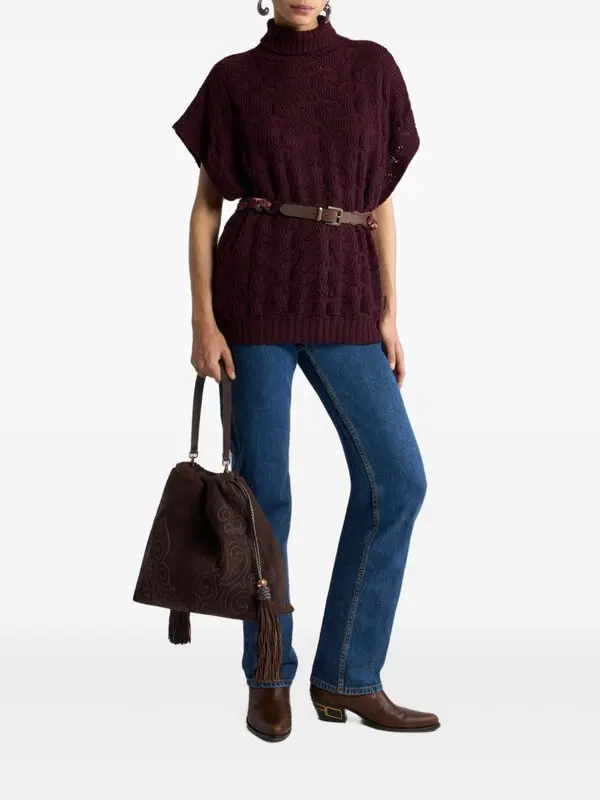 Etro Wool Blend Polo Shirt