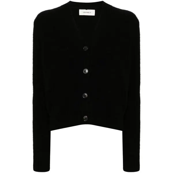 LISA YANG Cashmere-silk Blend Cardigan - Black