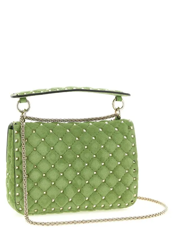 Valentino Garavani Rockstud Spike Shoulder Bag - Green