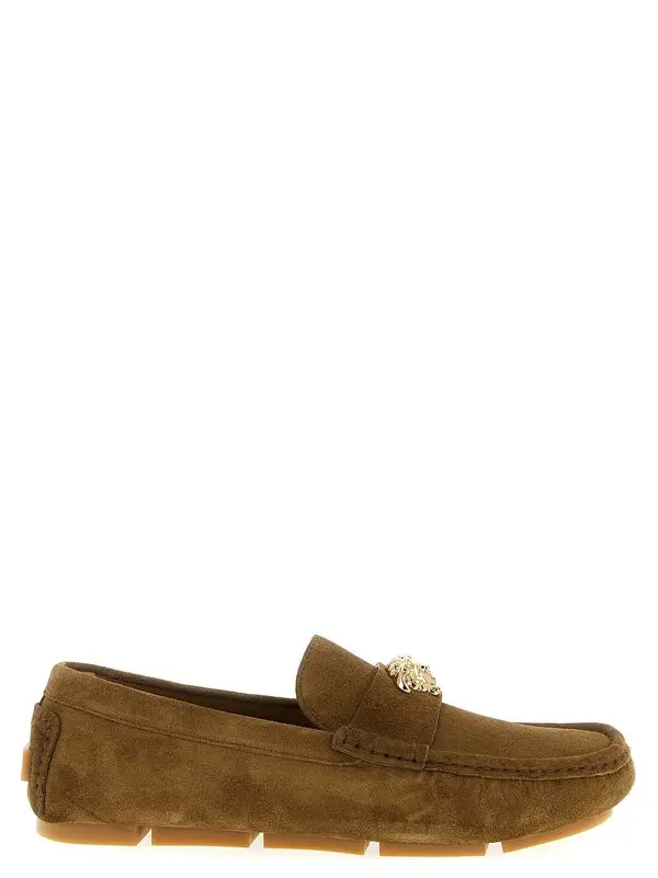 Versace La Medusa' Loafers - Brown