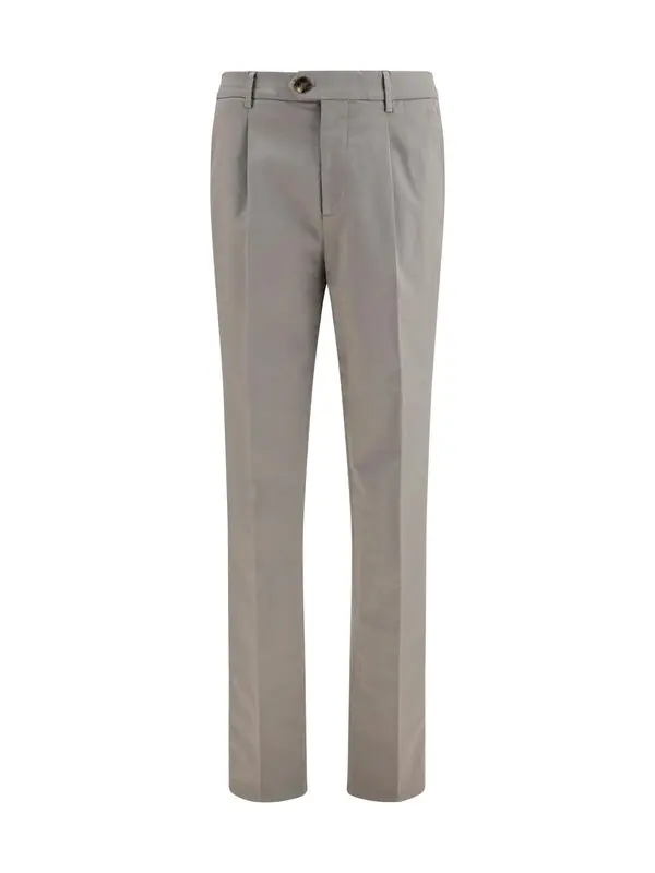 Brunello Cucinelli Cotton Blend Chino Pants - Green