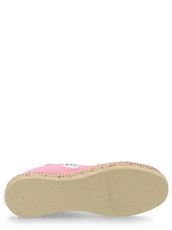 A.p.c. Espadrilla In Tela - Pink