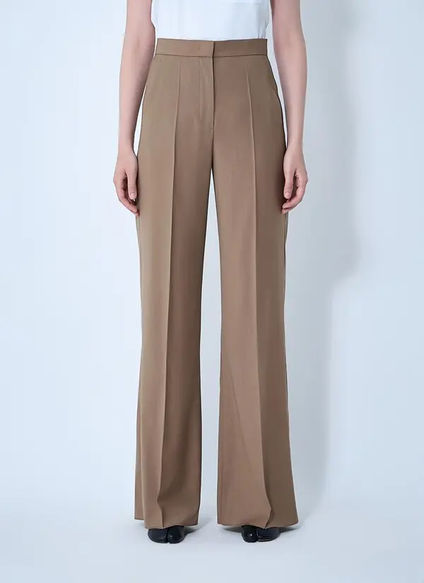 Max Mara Wool Pants - Brown