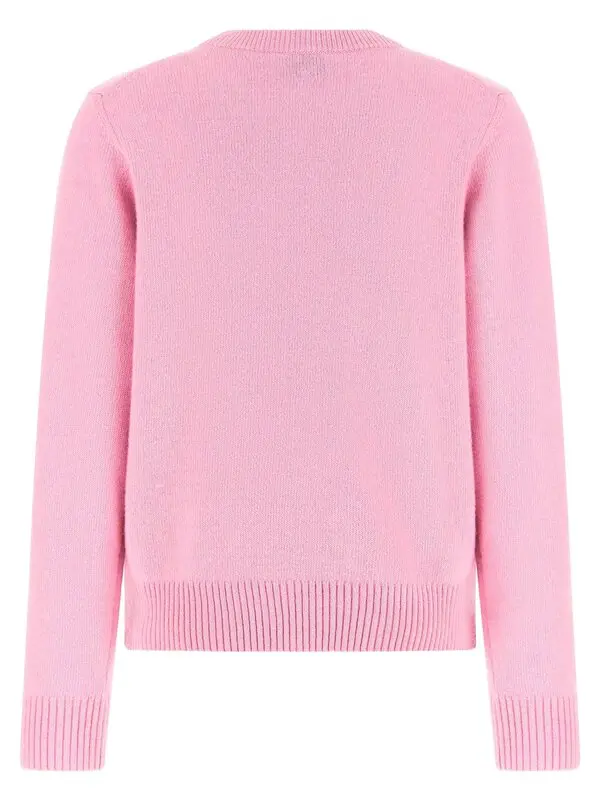 GANNI Crab' Sweater - Pink