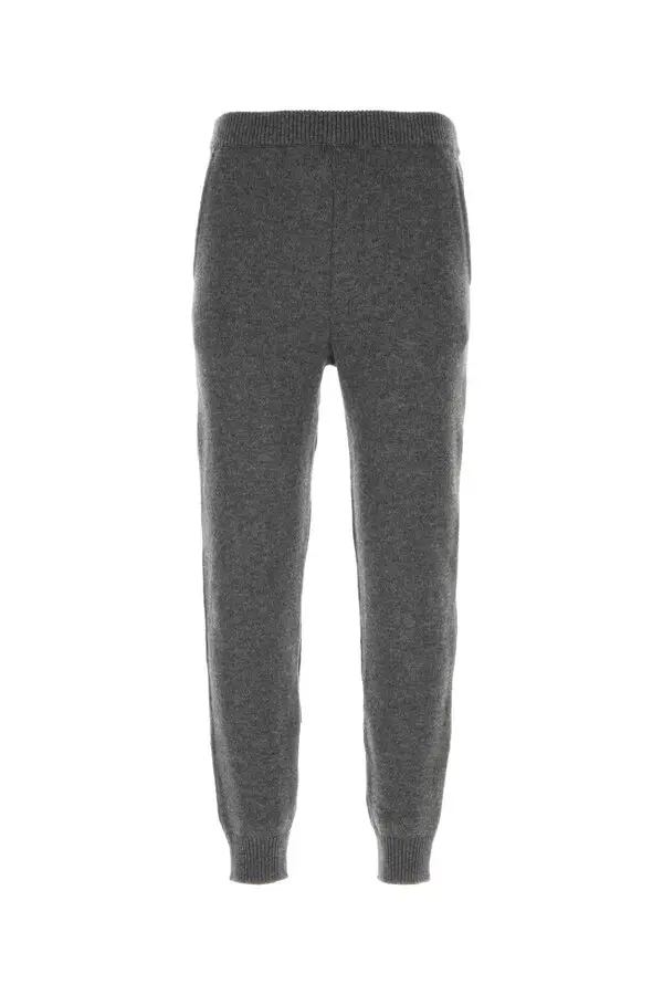 Prada Dark Grey Cashmere Joggers - Gray