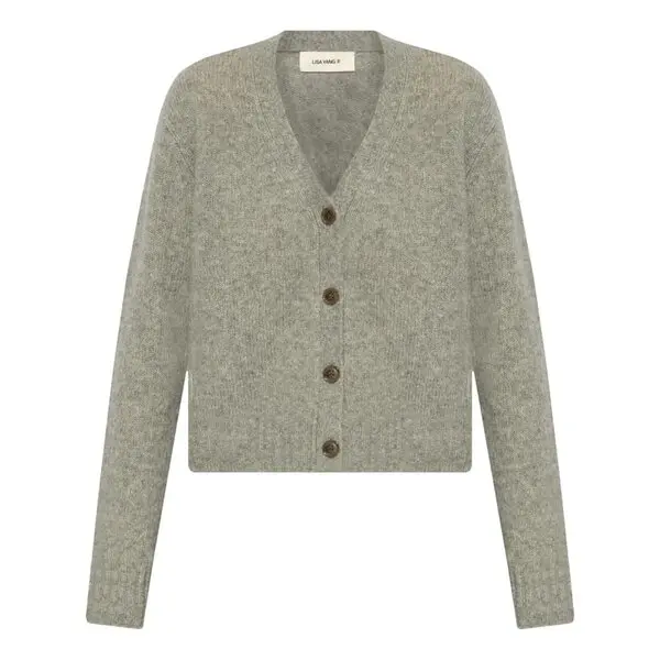 LISA YANG Cashmere And Silk Knitwear Cardigan - Gray