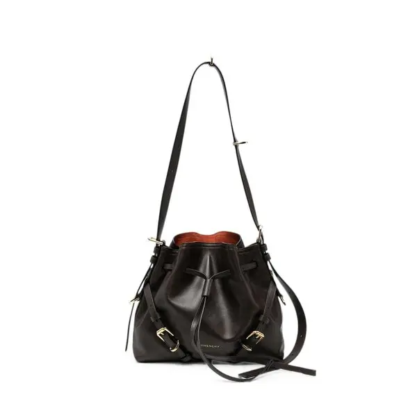 Givenchy Calf Leather Bucket Bag - Brown