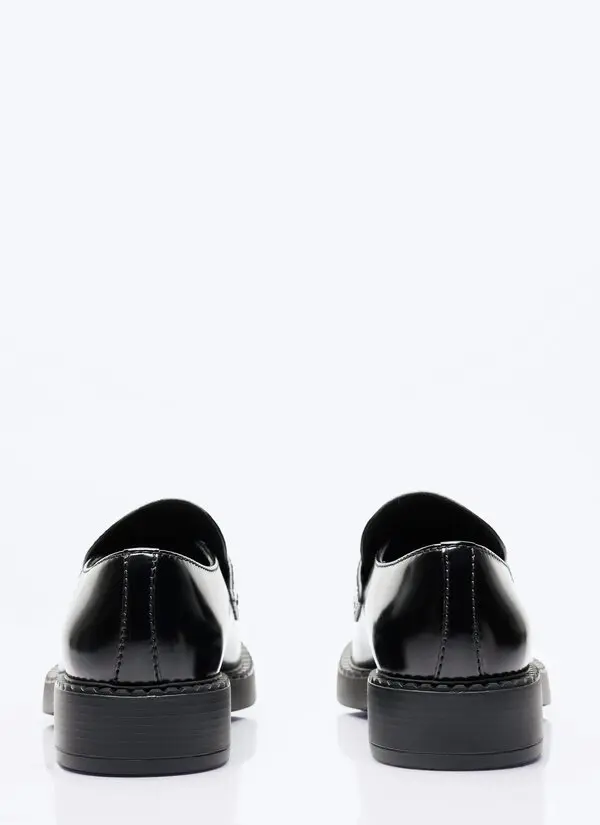 Prada Brushed Leather Loafers