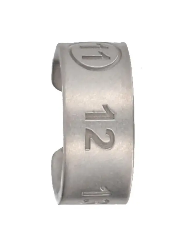 MAISON MARGIELA Ear Cuff Number Reference - Gray