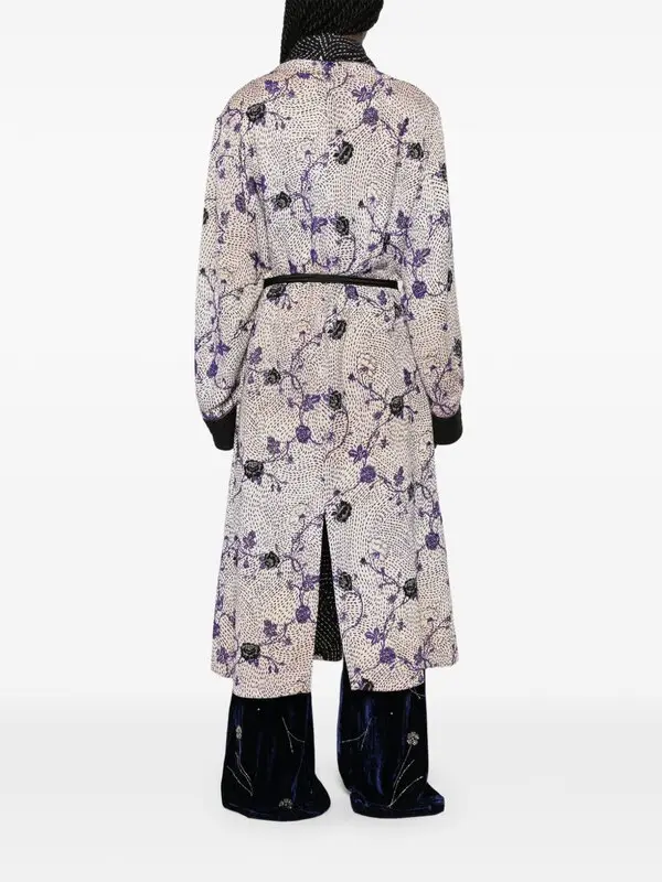 FORTE_FORTE Cherry Blossom Long Coat