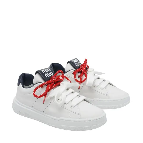 Miu Miu Leather Sneakers