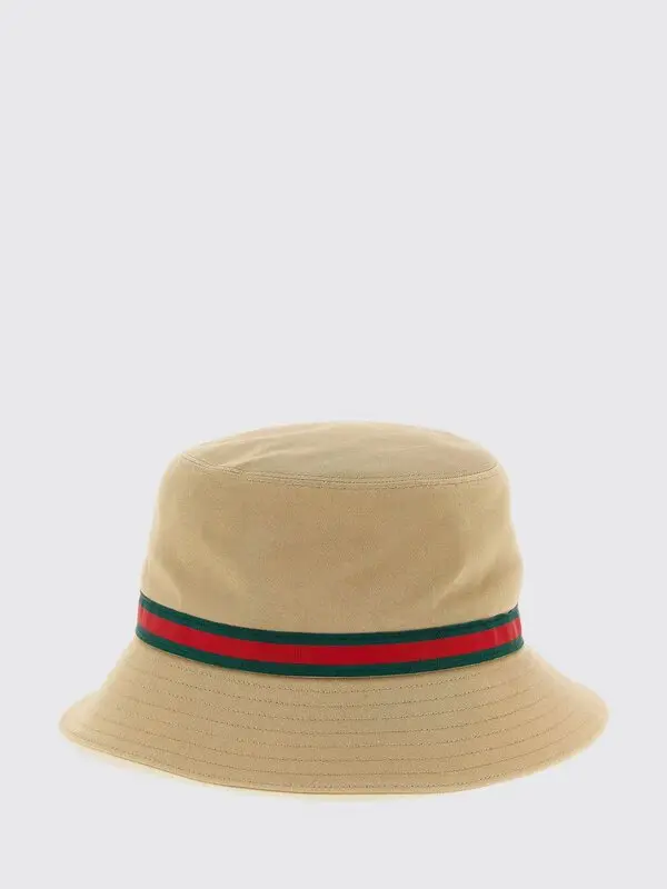 Gucci Cotton Twill Bucket Hat - Brown