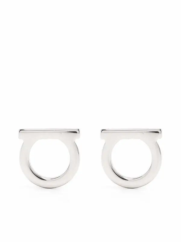 FERRAGAMO Gancio Stud Earrings - Multicolor
