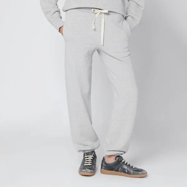 JIL SANDER Light Grey Jogging Trousers - Green