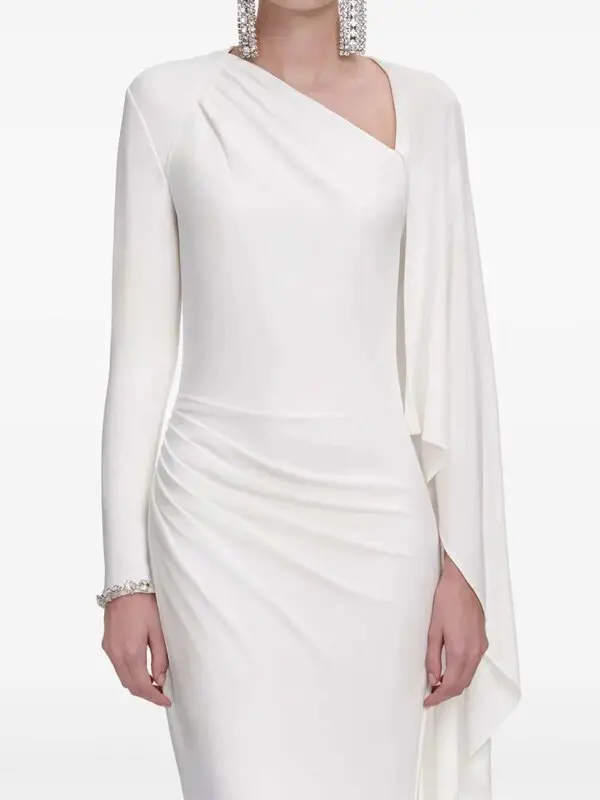 SELF-PORTRAIT Long Draped Dress