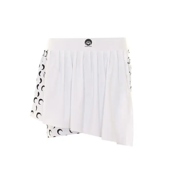 MARINE SERRE Athleisure Mini Skort With Moon Inserts
