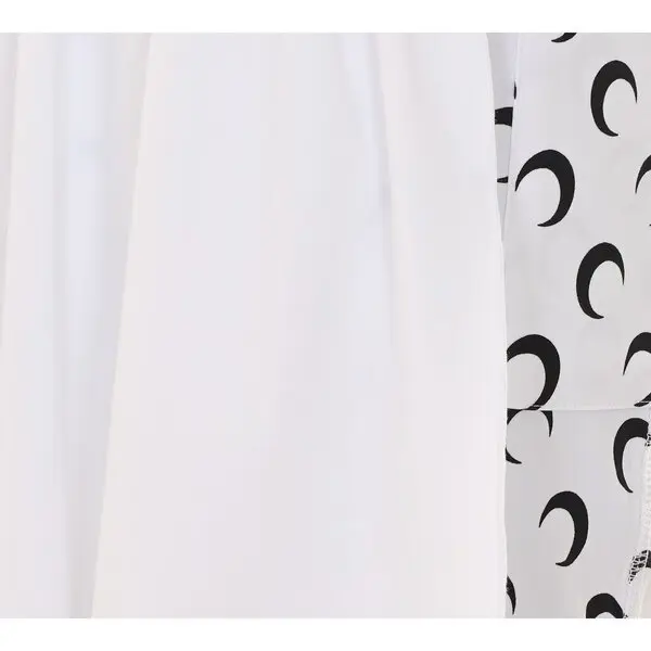 MARINE SERRE Athleisure Mini Skort With Moon Inserts