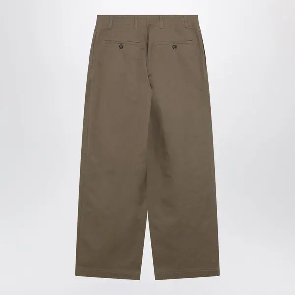 TOTEME Cotton Trousers - Brown