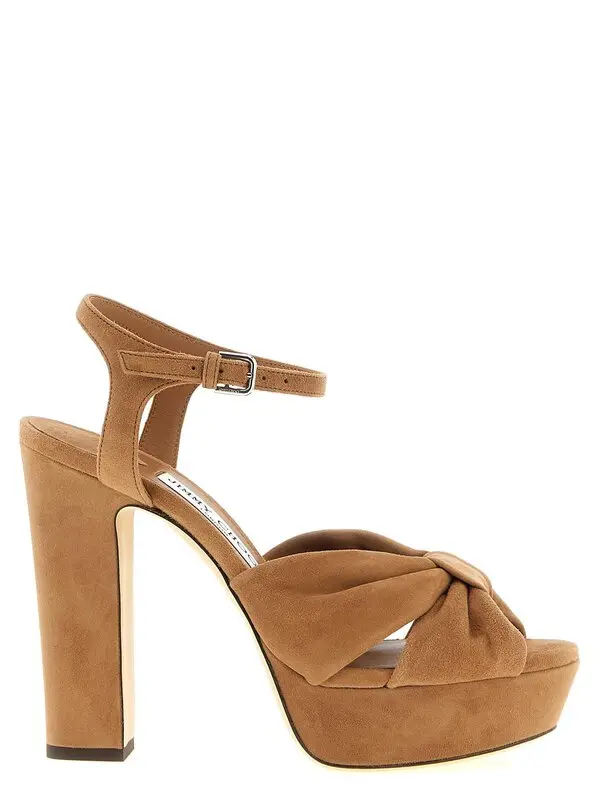 JIMMY CHOO Heloise' Sandals - Brown