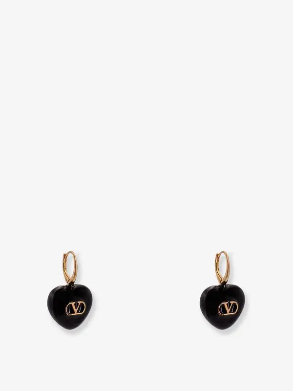 Valentino Garavani Coeur Royal Metal Earrings - Multicolor
