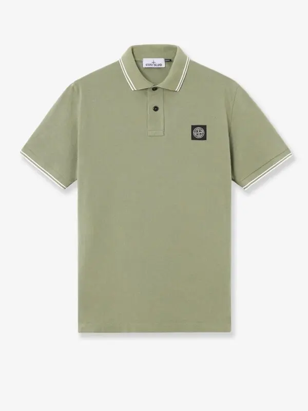 Stone Island Stretch Organic Cotton Polo Shirt - Multicolor