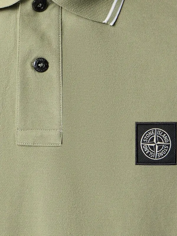 Stone Island Stretch Organic Cotton Polo Shirt - Multicolor