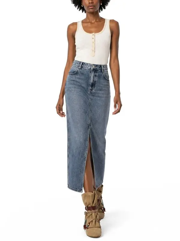 Isabel Marant Étoile Gonna Faharia Skirt - Blue