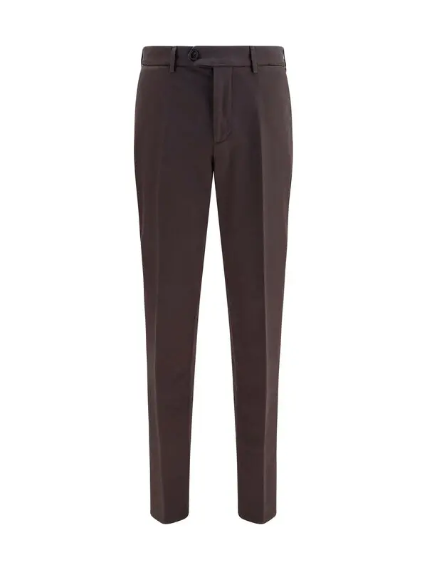 Brunello Cucinelli Cotton Pants - Brown