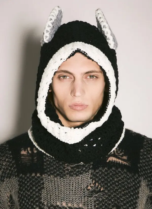 Marni Donkey Puppet Balaclava - Black