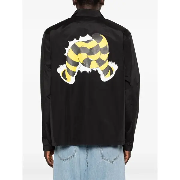 Kenzo Graphic Print Shirt Jacket