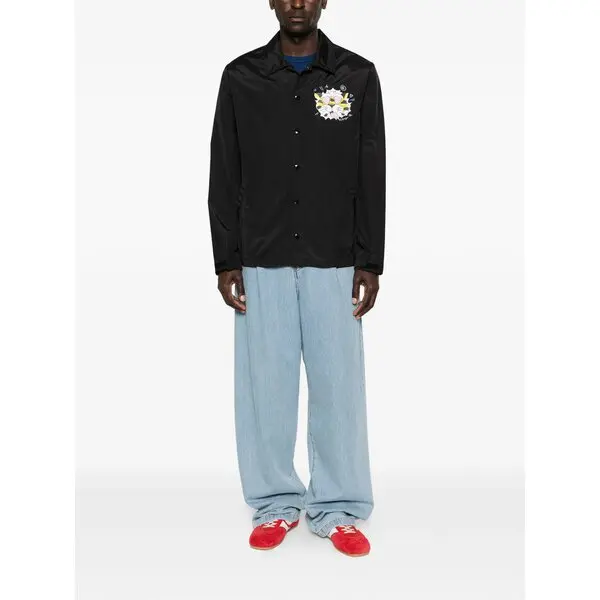 Kenzo Graphic Print Shirt Jacket