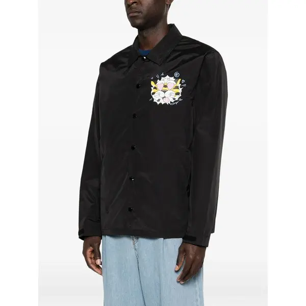 Kenzo Graphic Print Shirt Jacket
