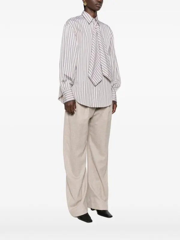 Brunello Cucinelli Striped Cotton Shirt