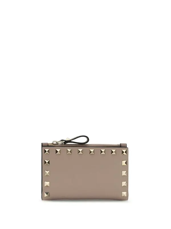 Valentino Garavani Rockstud Zip Card Holder