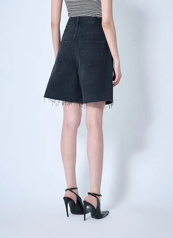 Saint Laurent Denim Shorts