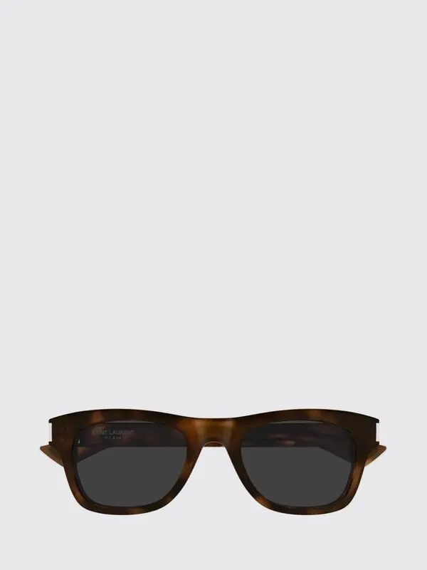 Saint Laurent Acetate Aviator Sunglasses - Brown