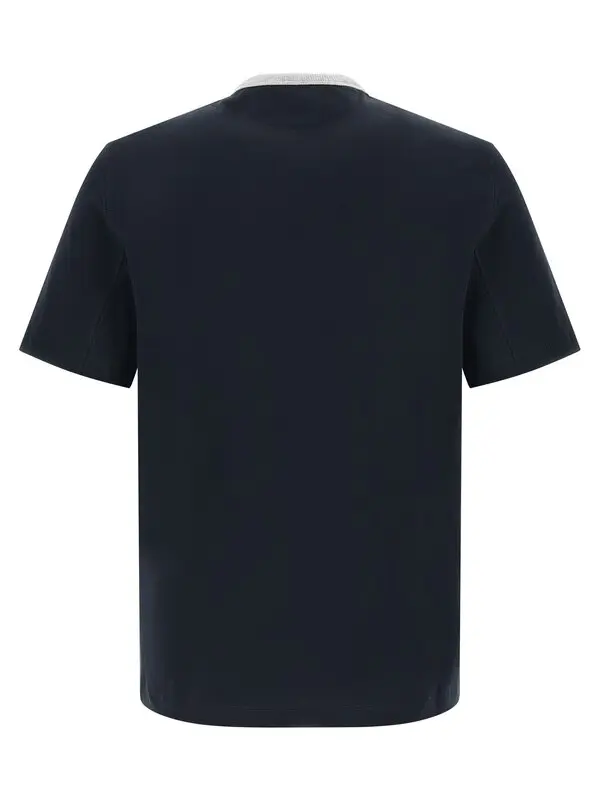 Brunello Cucinelli Printed T-shirt - Blue