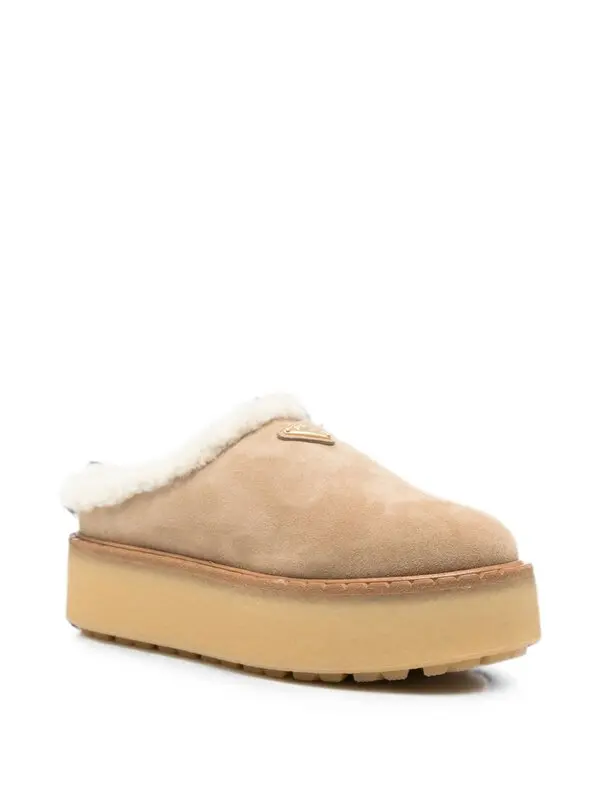Prada Suede Leather Slippers