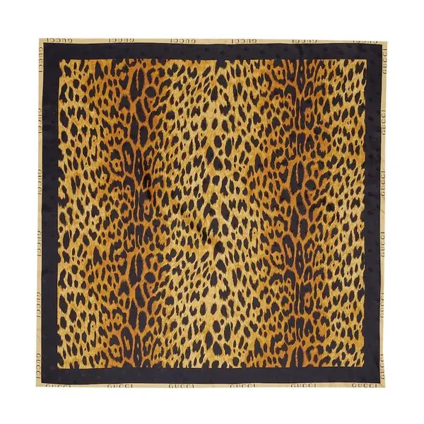 Gucci Printed Silk Twill Carre