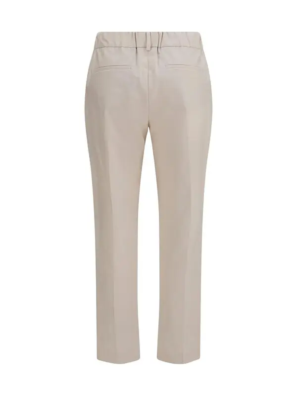 Brunello Cucinelli Cotton Pants - Cream