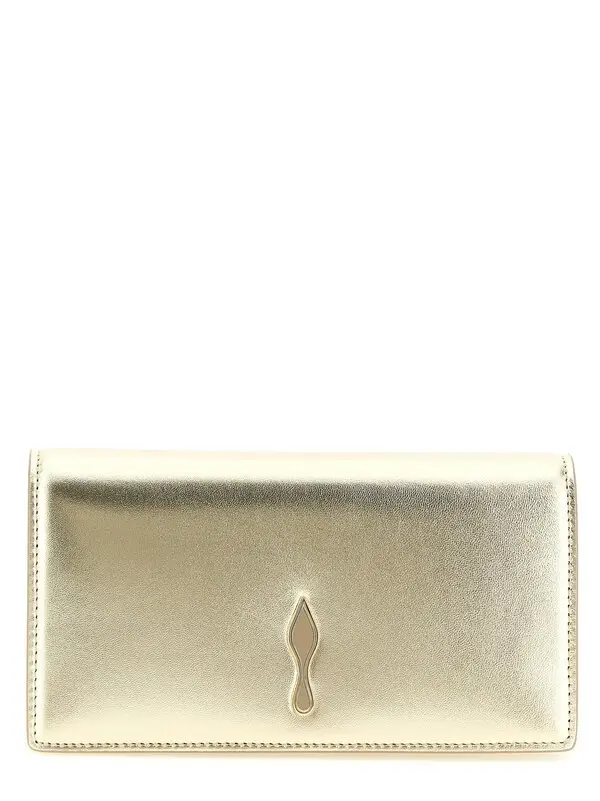 CHRISTIAN LOUBOUTIN Bettina' Clutch - Gold