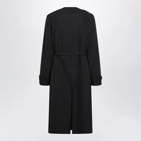 Prada Double-breasted Cotton-blend Trench Coat